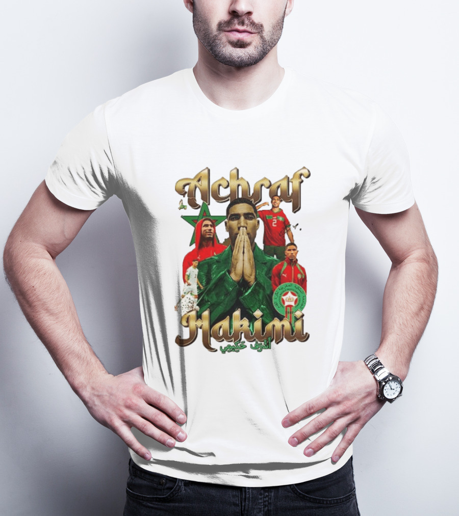 Achraf Hakimi Morocco National Team World Cup 2026 T-Shirt