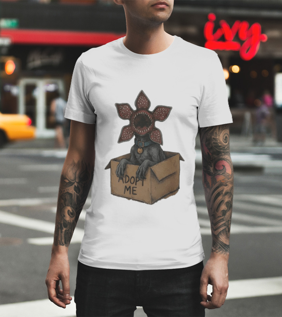 Adopt A Demogorgon Adopt Me Stranger Things Pet Box T-Shirt
