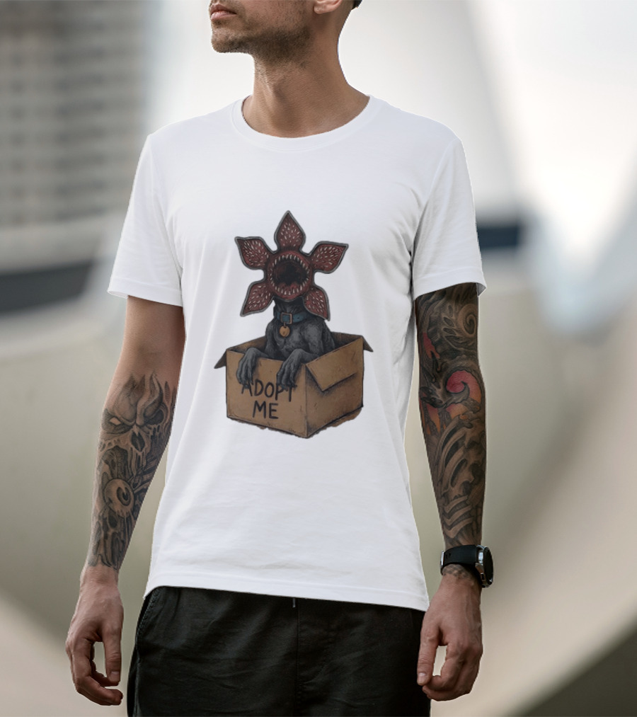 Adopt A Demogorgon Adopt Me Stranger Things Pet Box T-Shirt