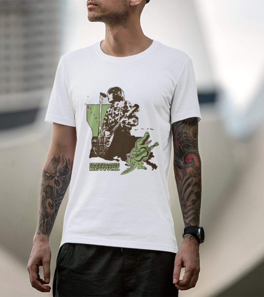 Creedence Clearwater Revival Bayou Vibes Swampy Riffs Pure CCR T-Shirt