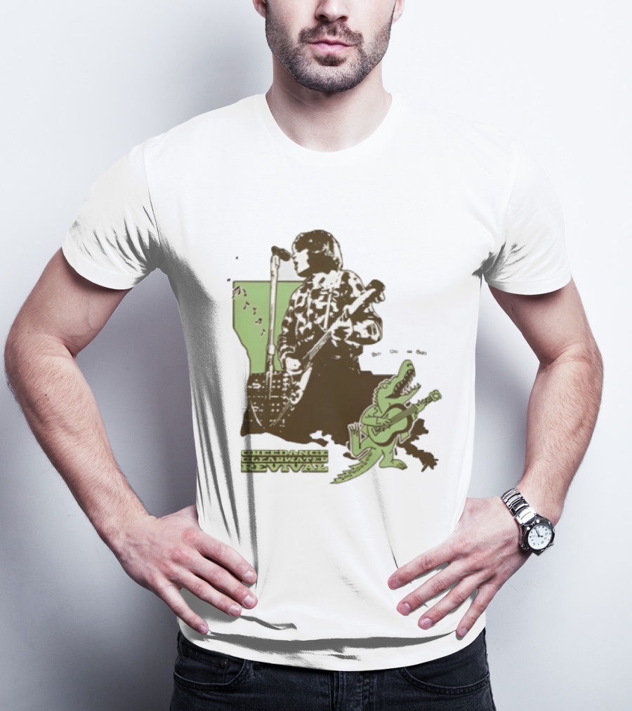 Creedence Clearwater Revival Bayou Vibes Swampy Riffs Pure CCR T-Shirt