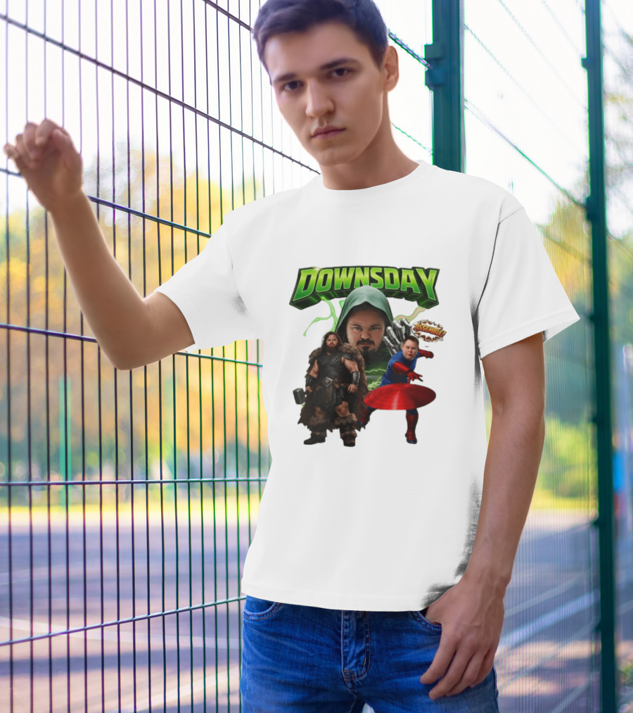Downsday Assemble Superhero Team Avengers T-Shirt