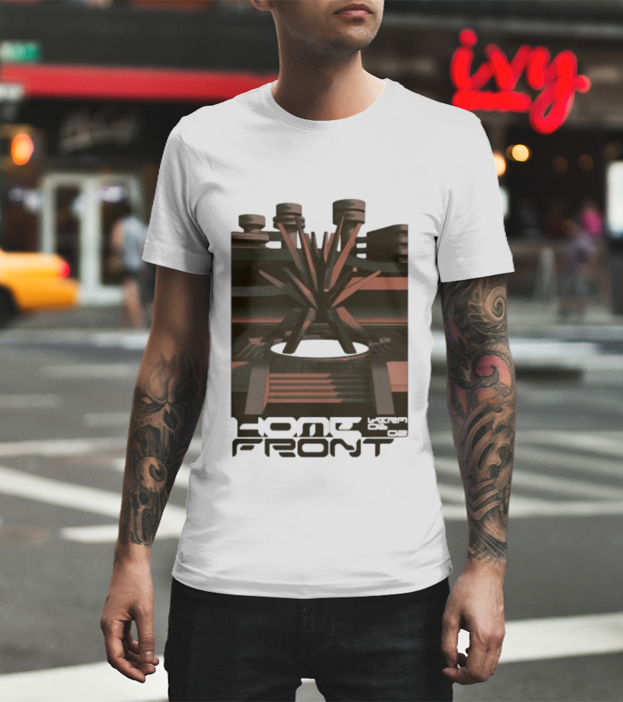 Home Front Feb 6 2026 Groningen NL Geometric Architecture T-Shirt