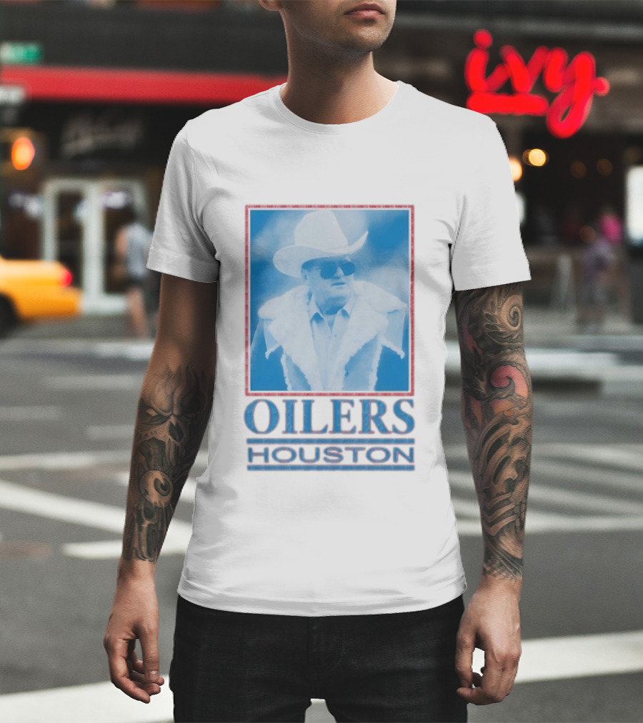 Houston Oilers Coach Bum Phillips T-Shirt