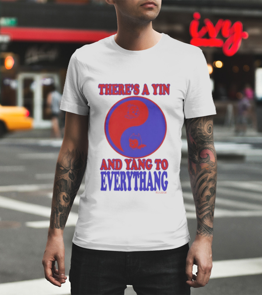 Yin Yang Duality With Angel Devil T-Shirt