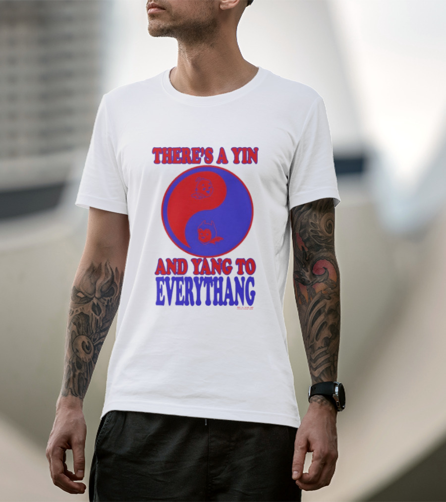 Yin Yang Duality With Angel Devil T-Shirt
