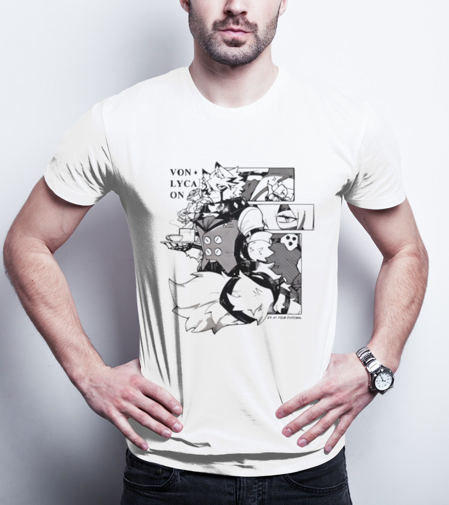 Von Lycaon Comic Collage T-Shirt