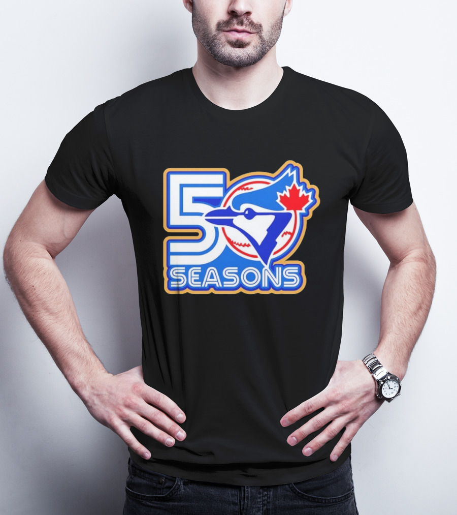 Blue Jays 50 Seasons Anniversary Celebration T-Shirt
