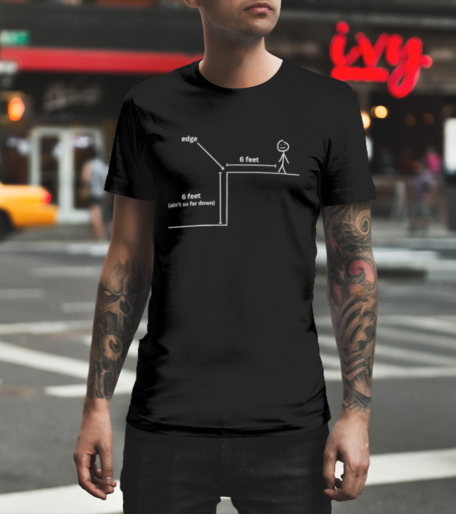Creed One Last Breath Stick Figure Edge 6 Feet Up And Down T-Shirt