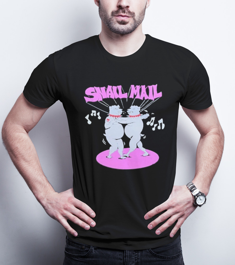 Snail Mail Bulldogs Dance Music Notes Duo T-Shirt