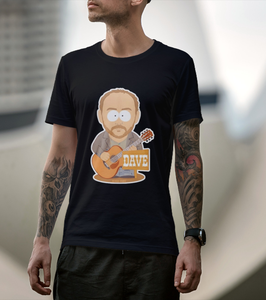 South Park Dave Matthews Band Gorge Crew 2025 Dave Guitar T-Shirt