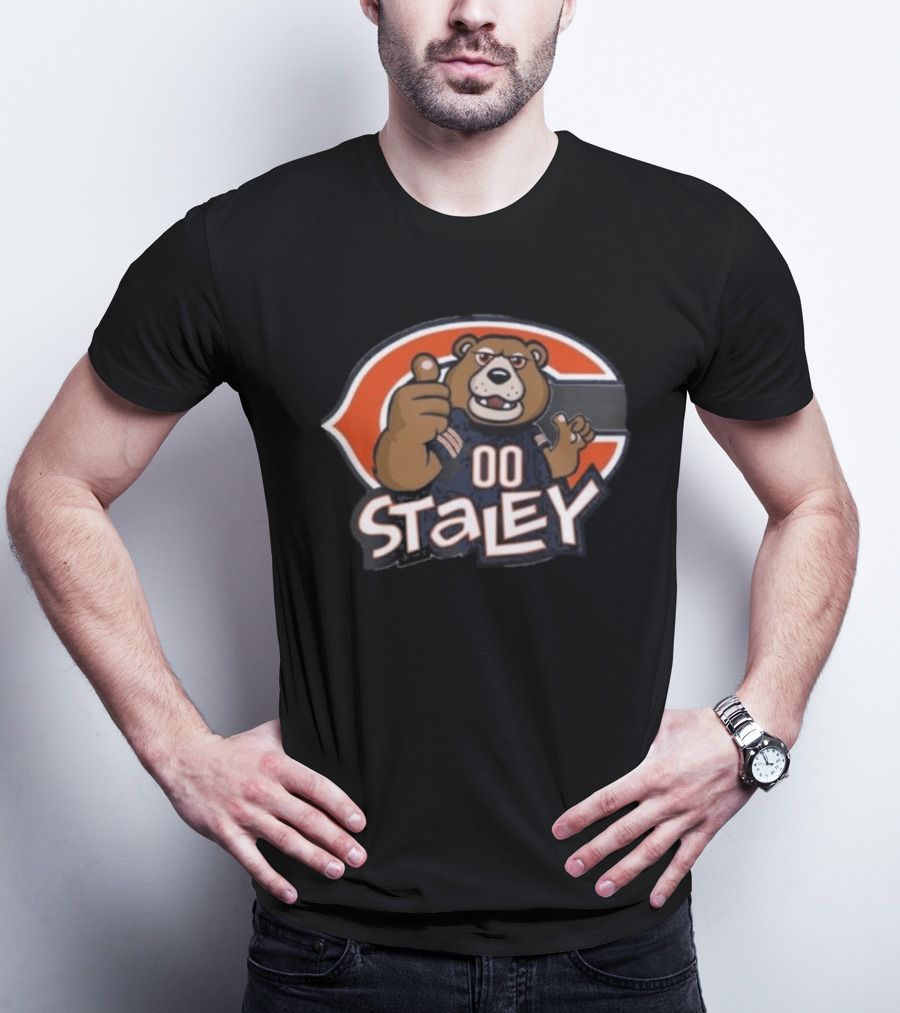 Staley Da Bear Mascot Chicago Bears NFL Fan T-Shirt