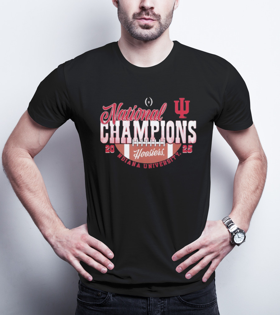 Indiana Hoosiers National Champions 2025 Indiana University Football T-Shirt