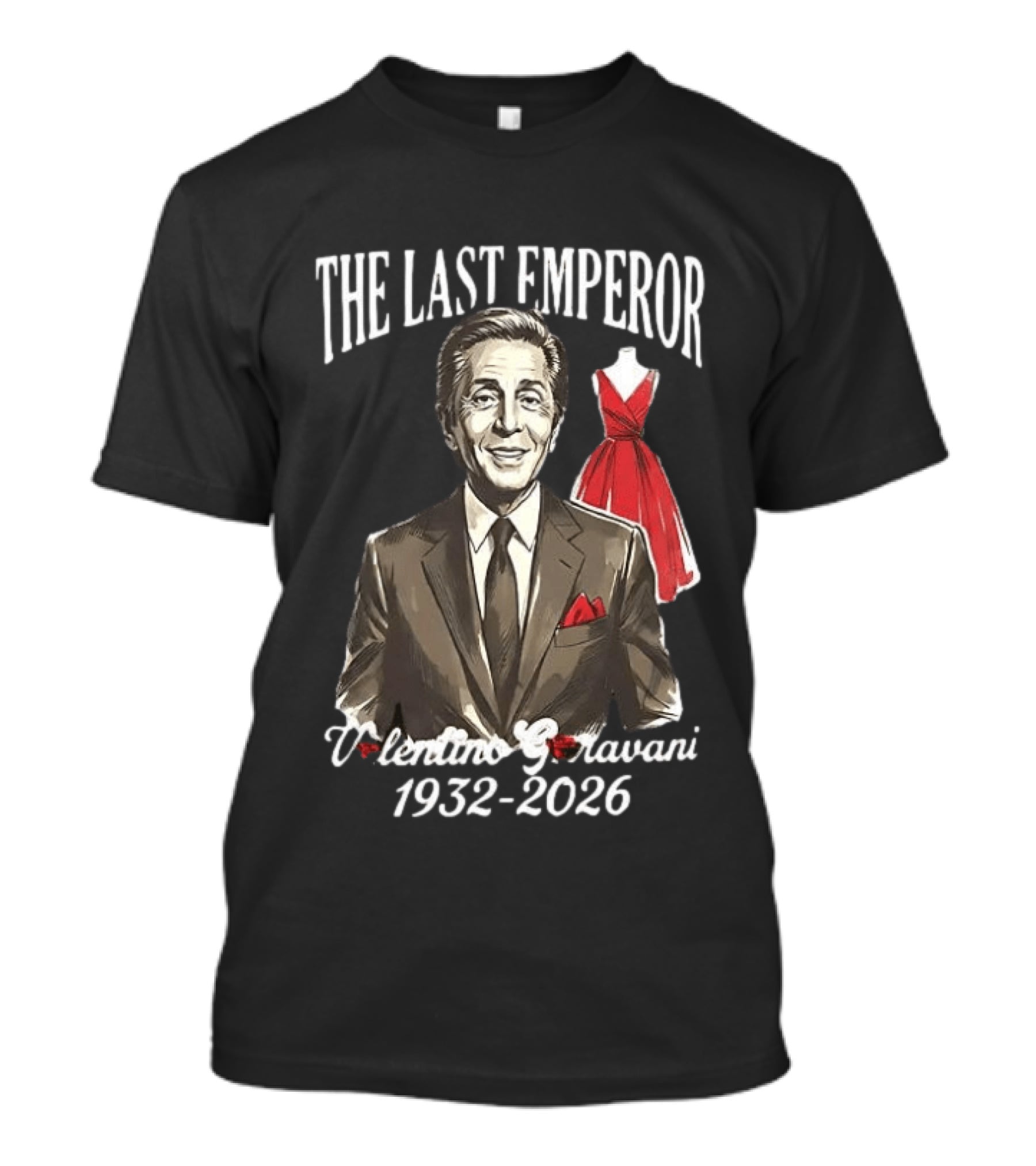 The Last Emperor Valentino Garavani 1932 2026 Evening Dress T-Shirt