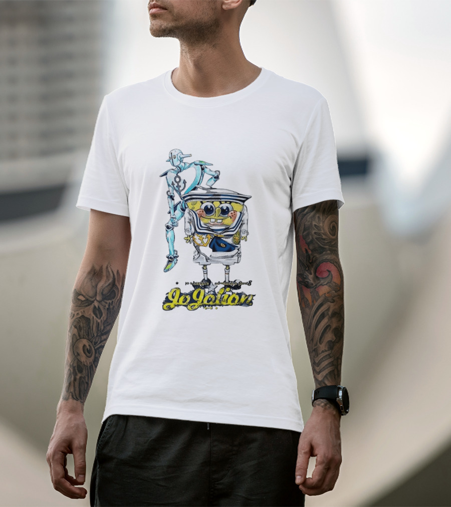 Jo Jolion JoJo's Bizarre Adventure Part 8 Spongebob T-Shirt