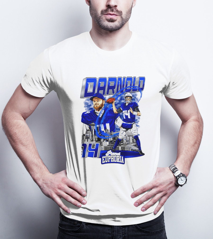 Darnold 14 Seattle Skyline Brand Euphoria T-Shirt