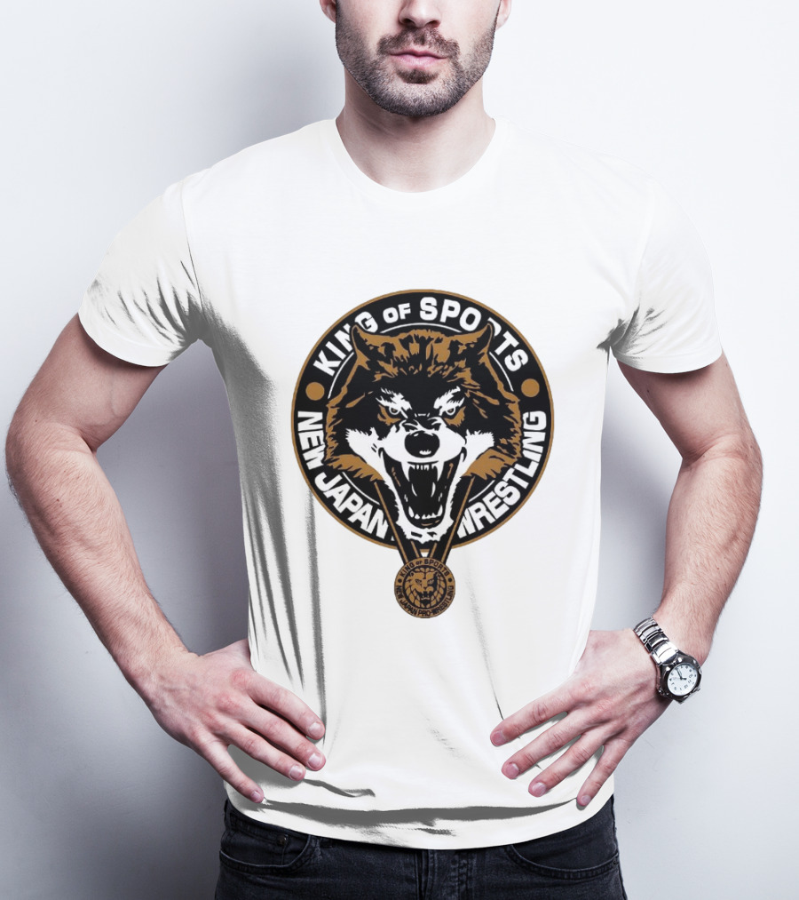 King Of Sports New Japan Pro Wrestling Wild Wolf T-Shirt