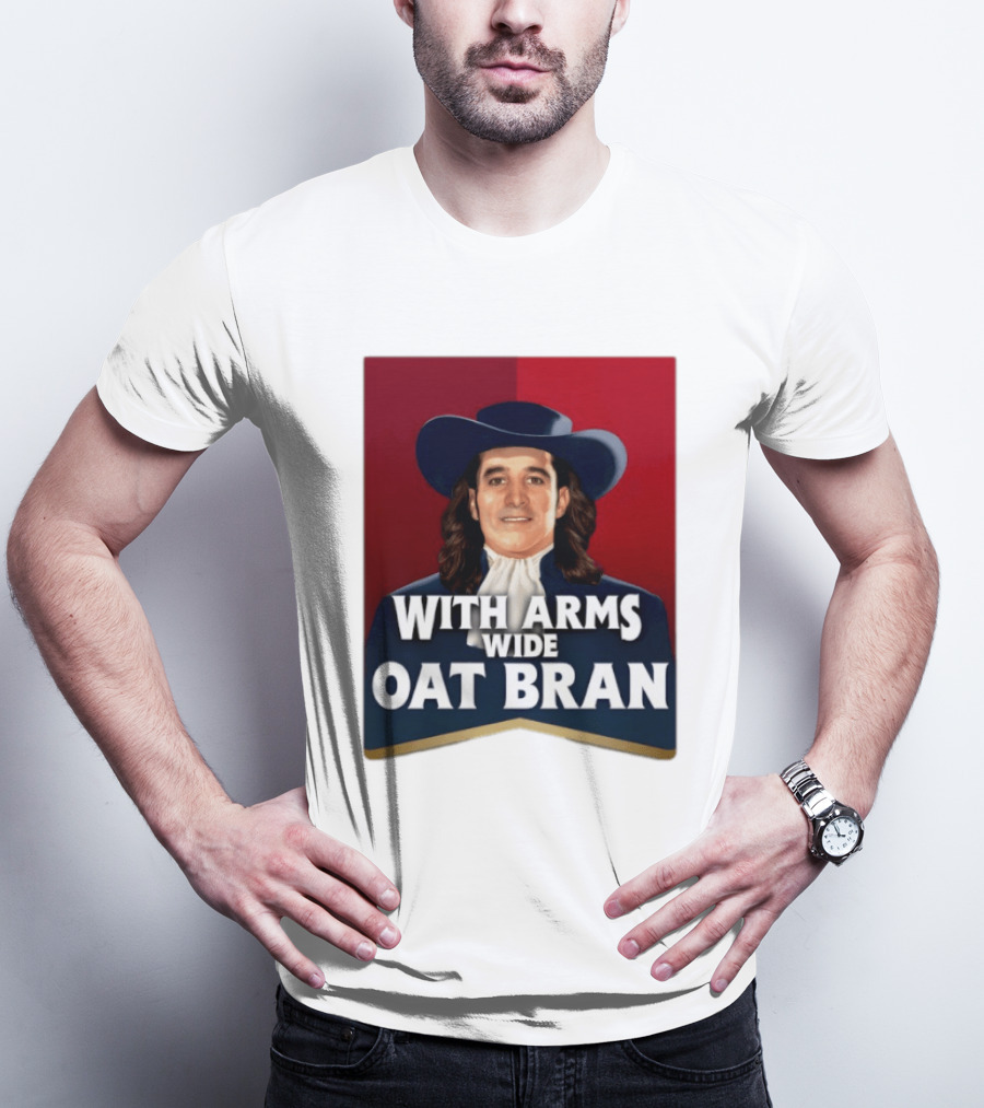 With Arms Wide Oat Bran Quaker T-Shirt