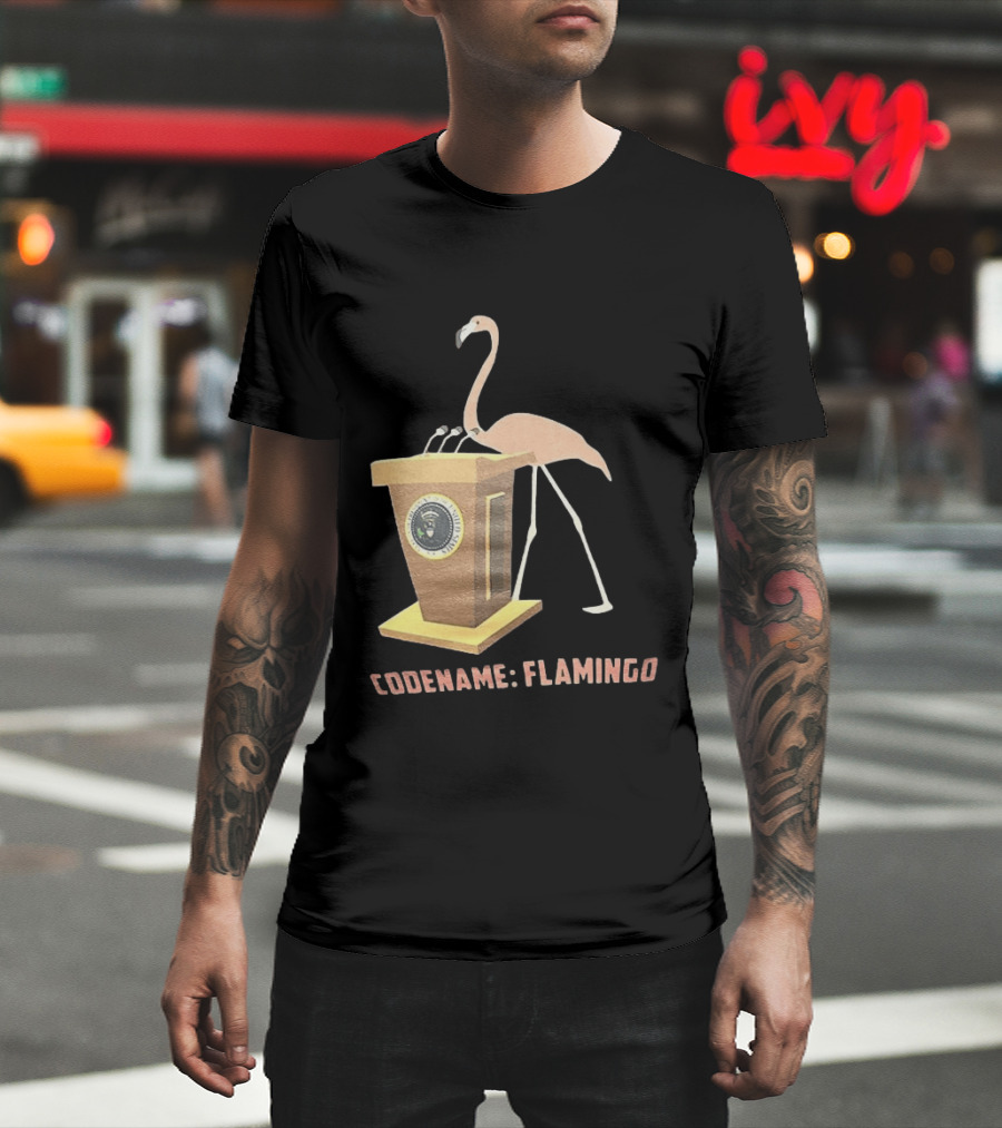 Codename Flamingo Presidential Podium Seal T-Shirt