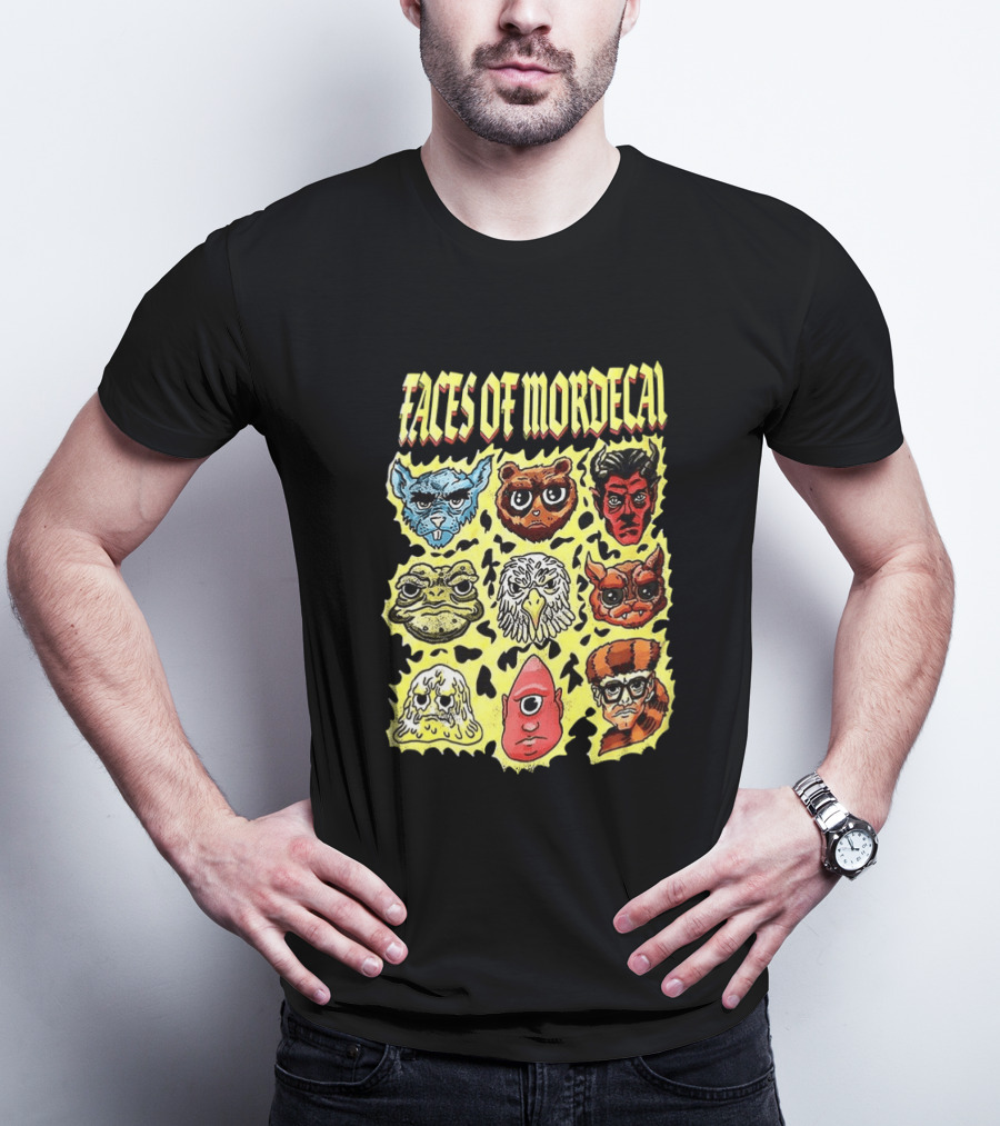 Faces Of Mordecai Dungeon Crawler Carl Compilation T-Shirt