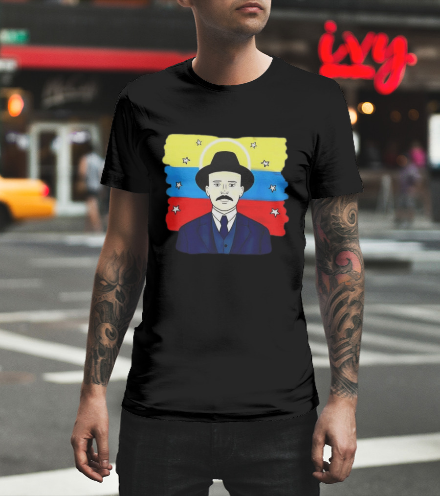 Venezuela Flag José Gregorio Hernández T-Shirt