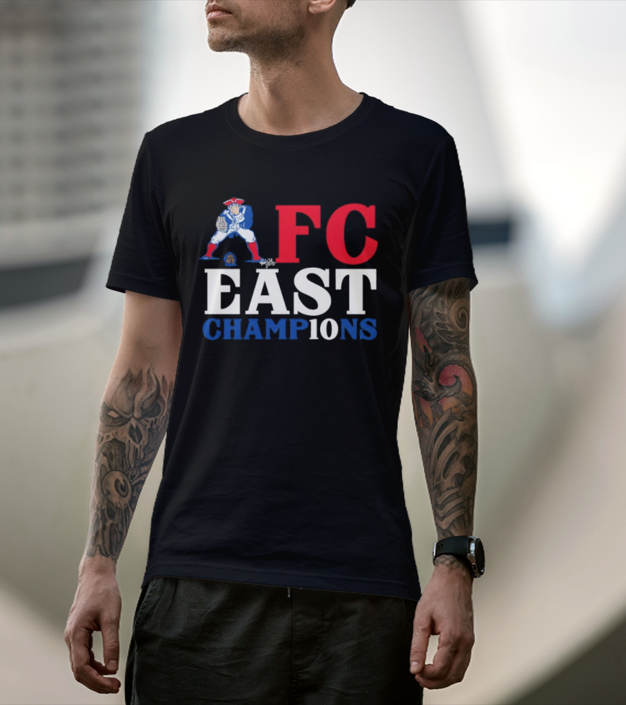 New England Patriots FC East Champions Champ10ns T-Shirt