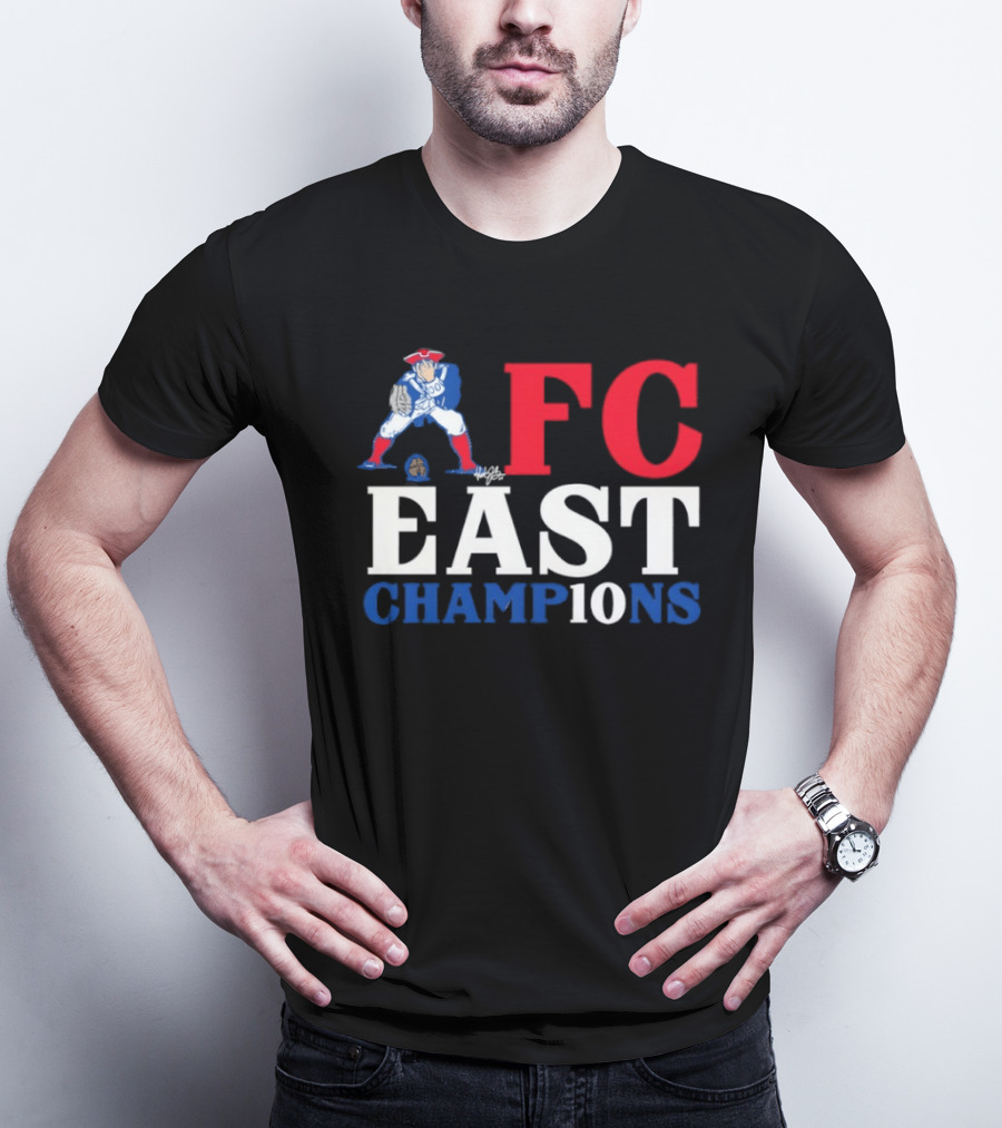 New England Patriots FC East Champions Champ10ns T-Shirt
