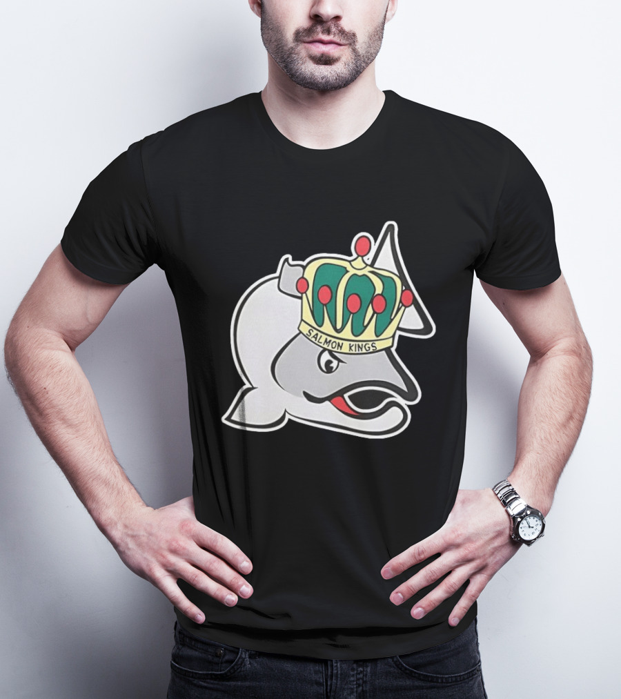 Salmon Kings Crowned Fish Victoria Royals T-Shirt