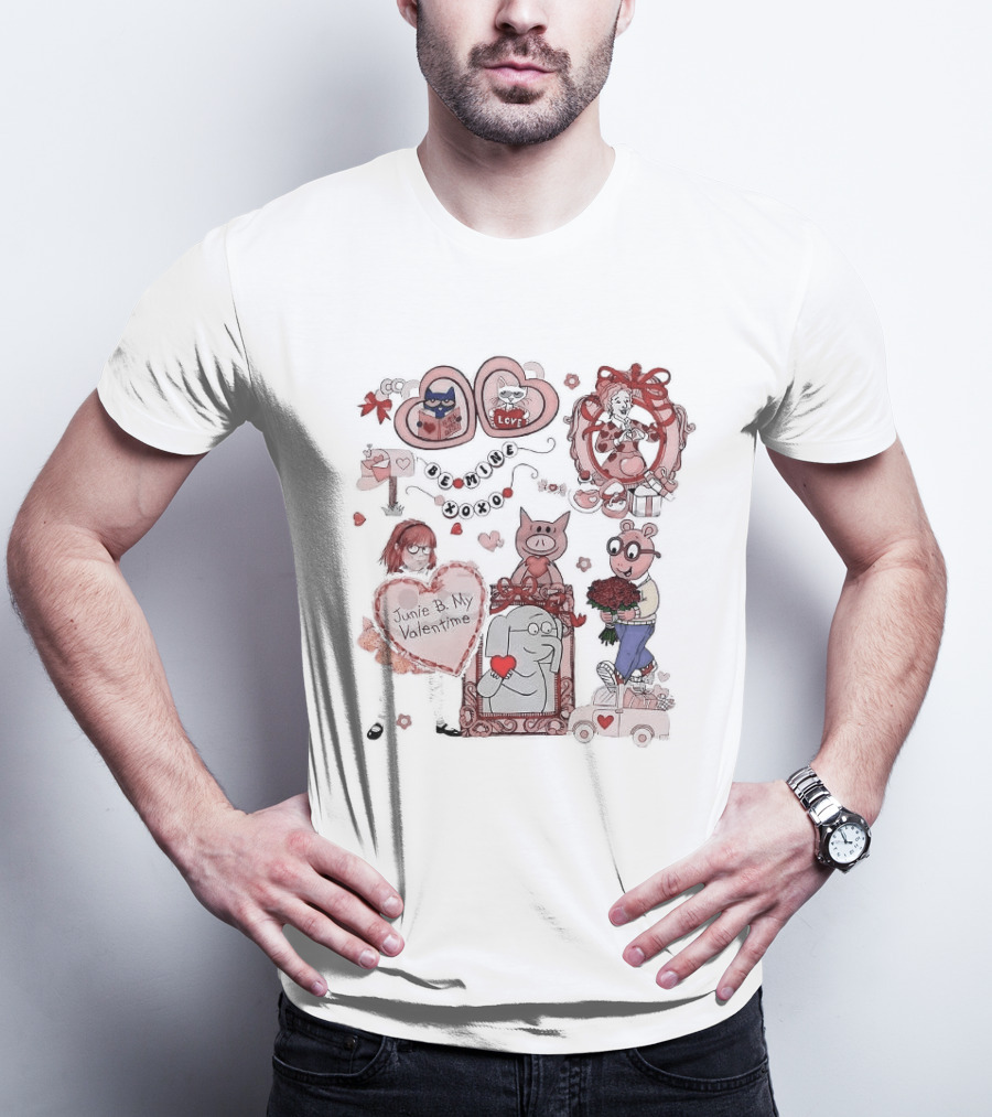Be Mine XOXO Junie B. Valentine My Valentine Book Club T-Shirt