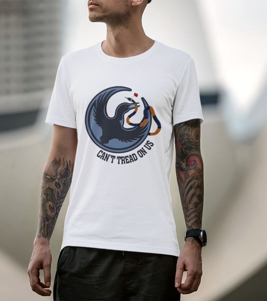 Minnesota Rebel Alliance Can't Tread On Us Bird And Serpent T-Shirt