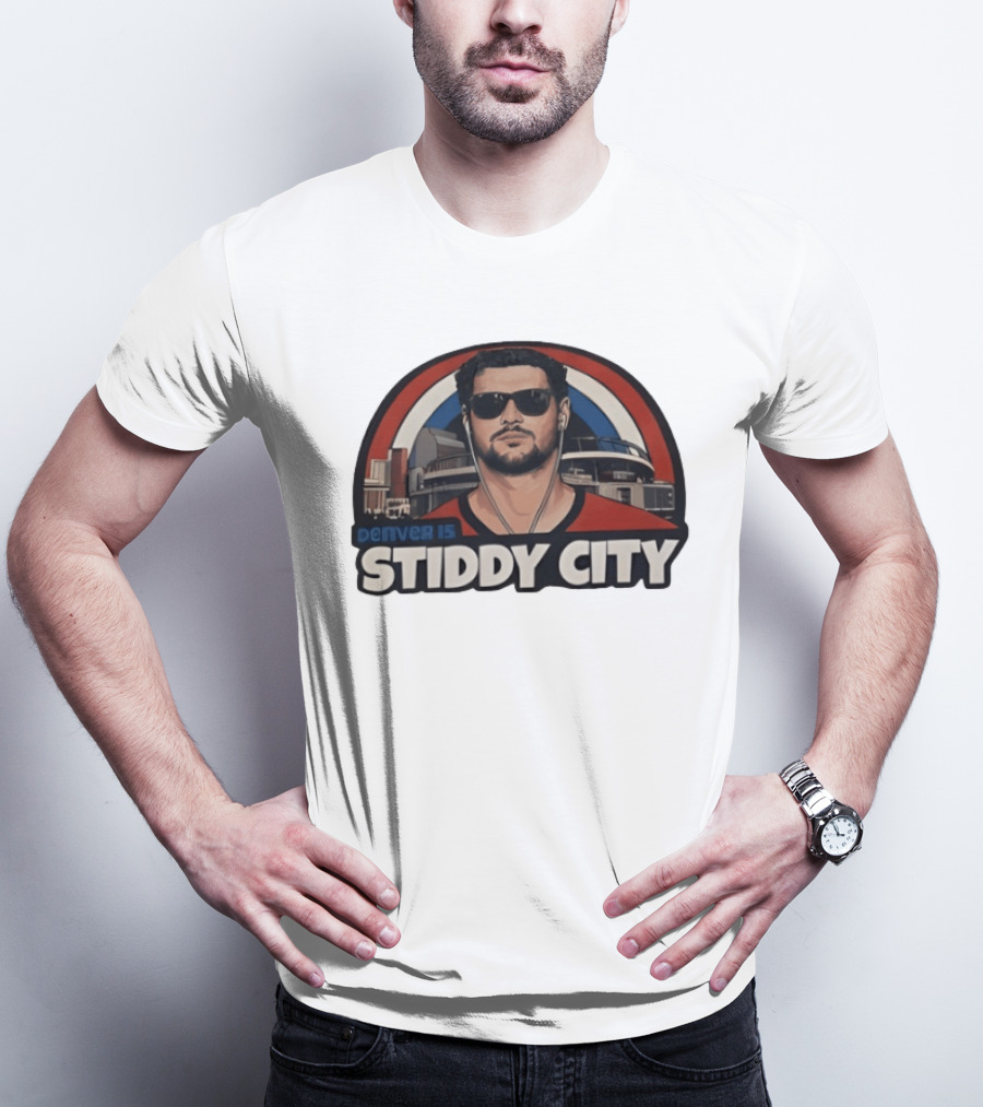 Jarrett Stidham Denver 15 Stiddy City T-Shirt
