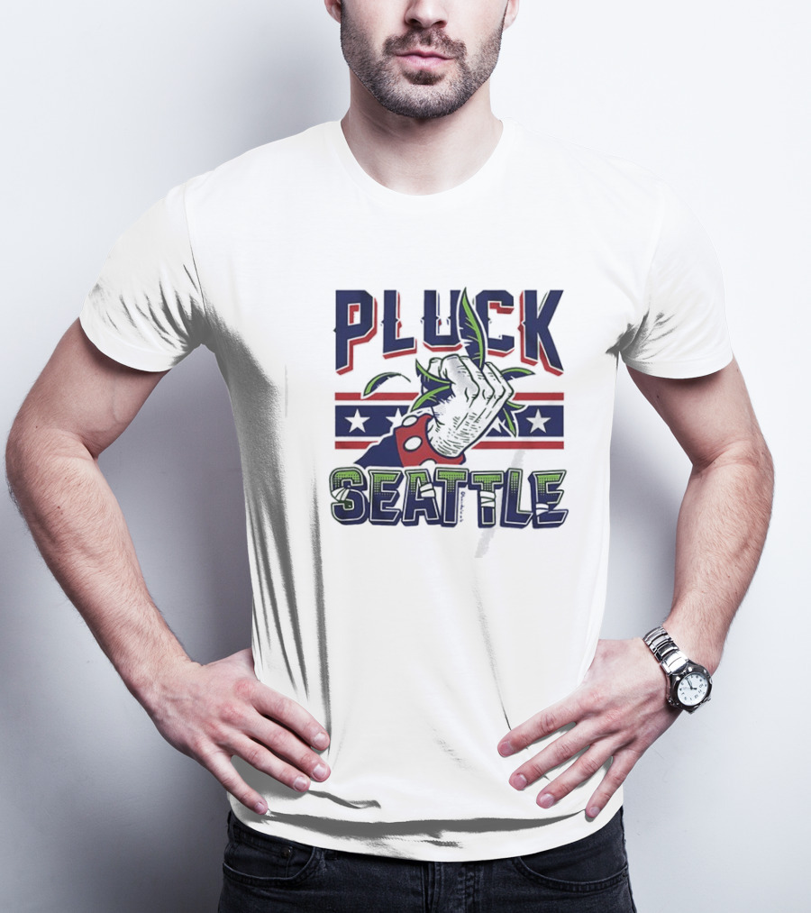 New England Patriots Pluck Seattle Matchup Stars And Stripes T-Shirt