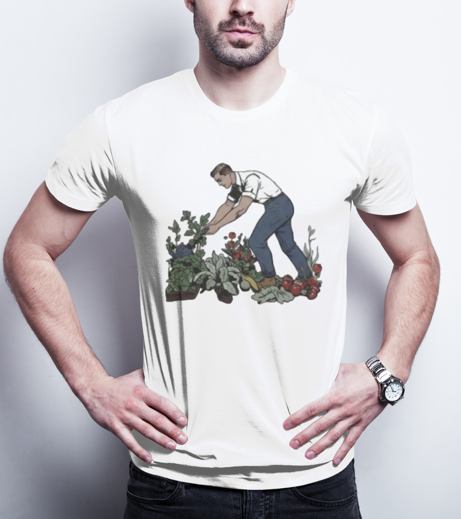 Alexander Skarsgard Gardening Vegetables Scene SNL T-Shirt