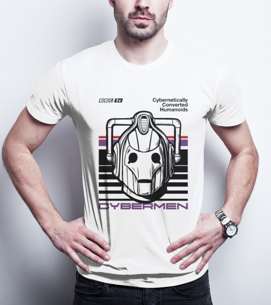 BBC TV Cybermen Cybernetically Converted Humanoids T-Shirt