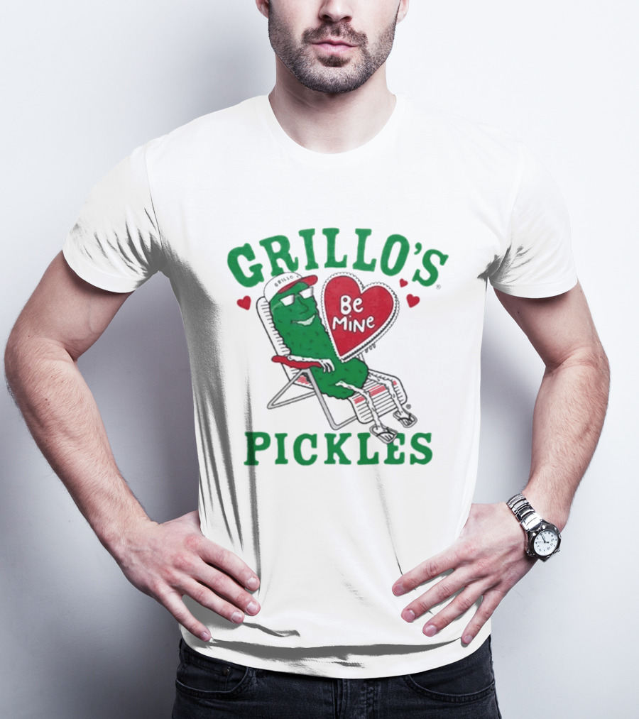 Grillo's Pickles Be Mine Valentine T-Shirt