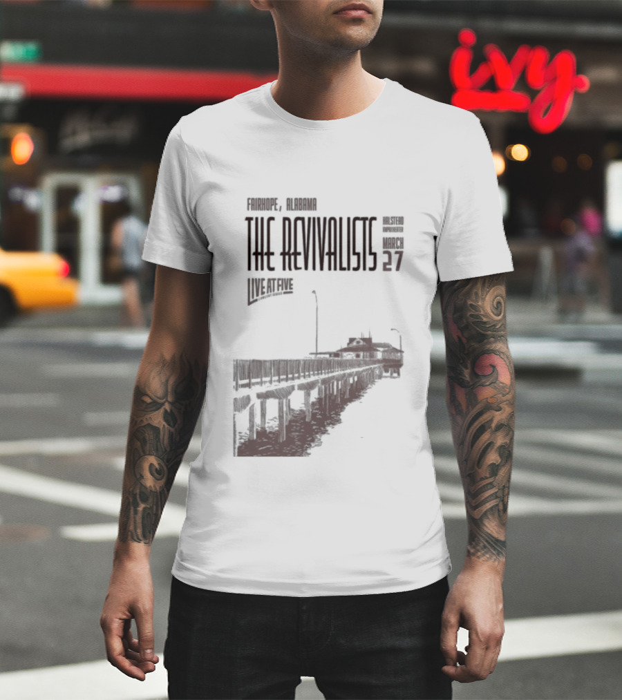 The Revivalists March 27 2026 Fairhope Alabama Steamboat T-Shirt