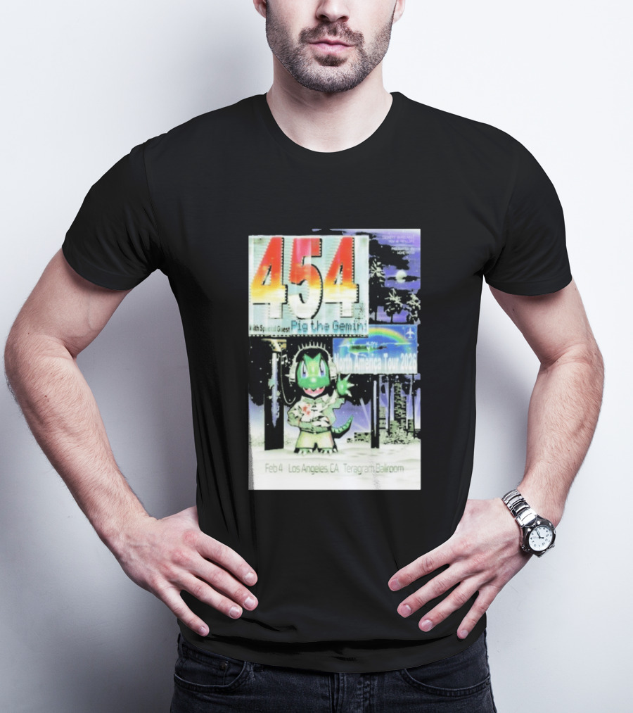 454 Pig The Gemini North America Tour 2026 Los Angeles Teragram Ballroom Feb 4 T-Shirt
