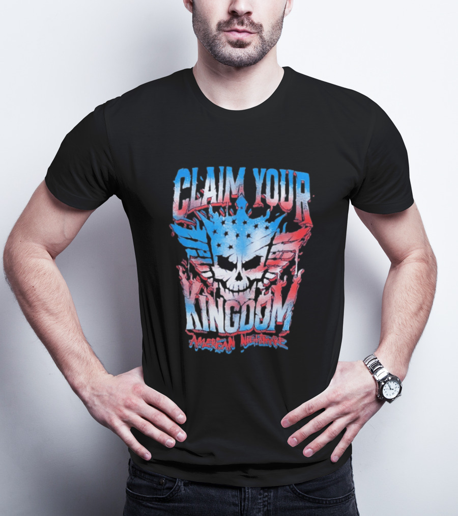 Claim Your Kingdom American Nightmare Cody Rhodes Chenille Pullover T-Shirt