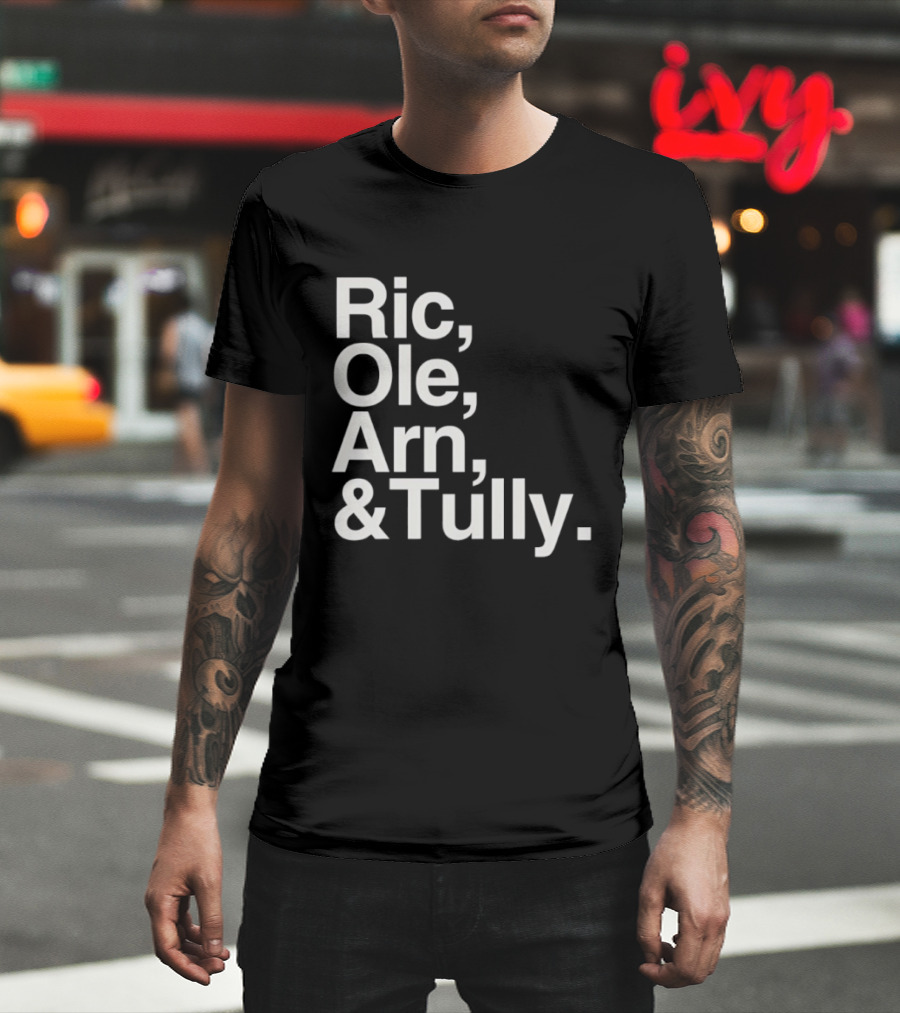 Ric Ole Arn & Tully Retro Wrestling Legends T-Shirt
