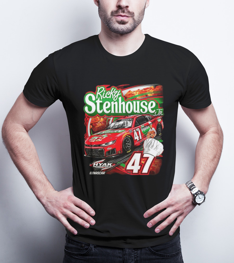 Ricky Stenhouse Jr NASCAR 47 Hyak Motorsports Racing Car T-Shirt