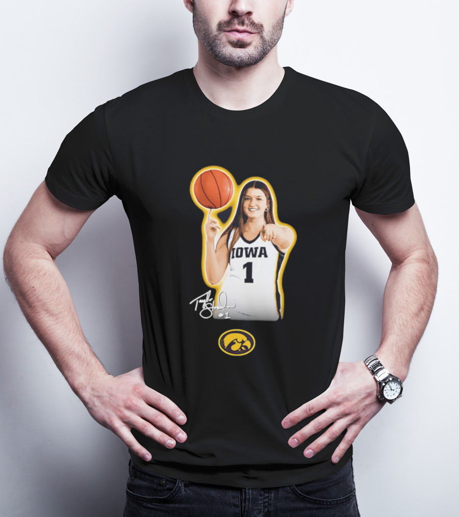 Taylor Stremlow Iowa Hawkeyes Basketball #1 T-Shirt
