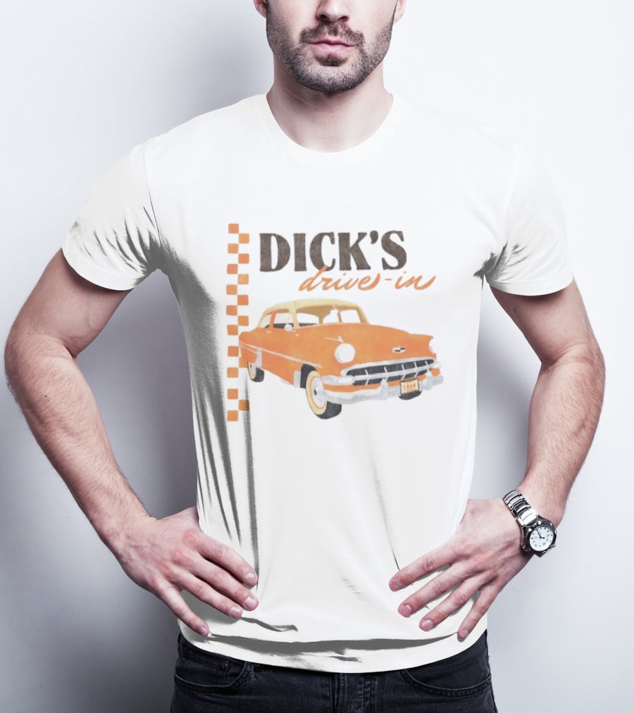 Dick's Drive In Vintage Car T-Shirt
