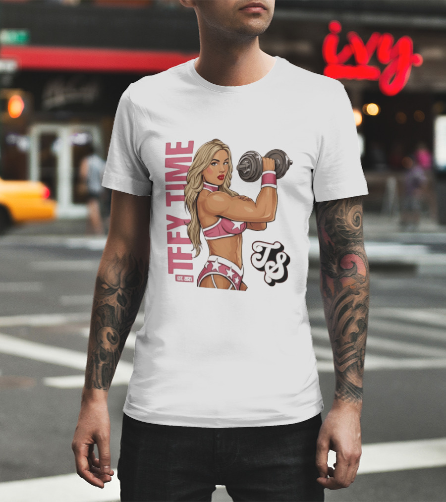 Tiffy Time Tiffany Stratton TS EST 2021 Stars Fitness T-Shirt
