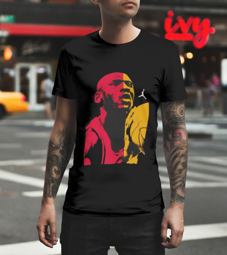 Michael Jordan 1985 Chicago Bulls Retro Basketball Legend T-Shirt