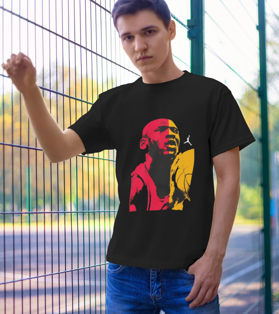 Michael Jordan 1985 Chicago Bulls Retro Basketball Legend T-Shirt