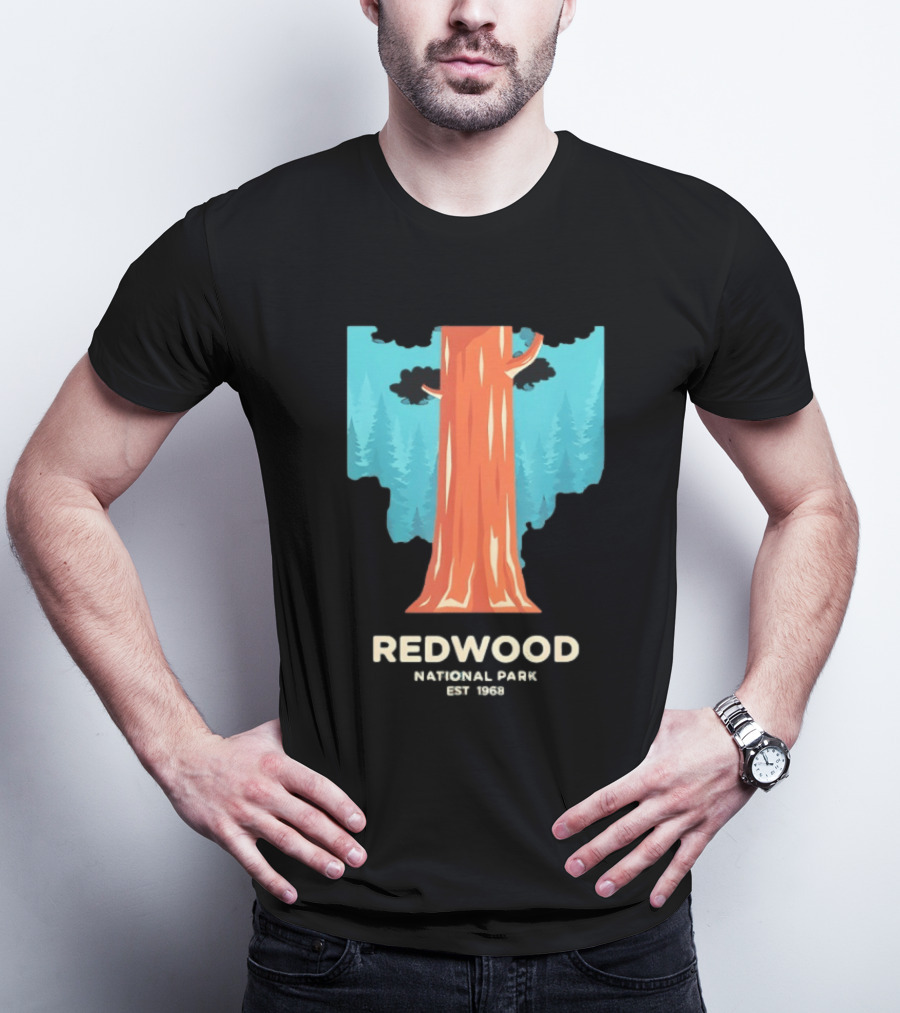 Redwood National Park Est 1968 Tree T-Shirt