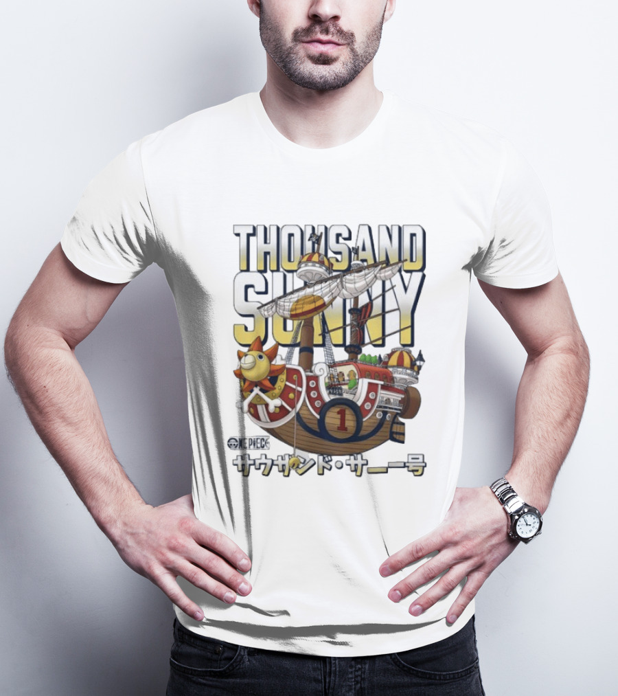 One Piece Thousand Sunny Pirate Ship T-Shirt