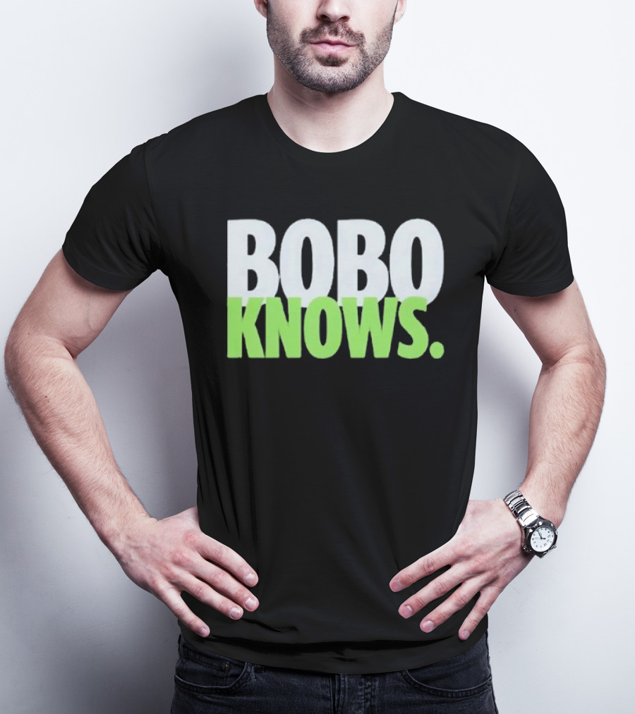 Bobo Knows Seattle Football Seahawks Fan Gear T-Shirt
