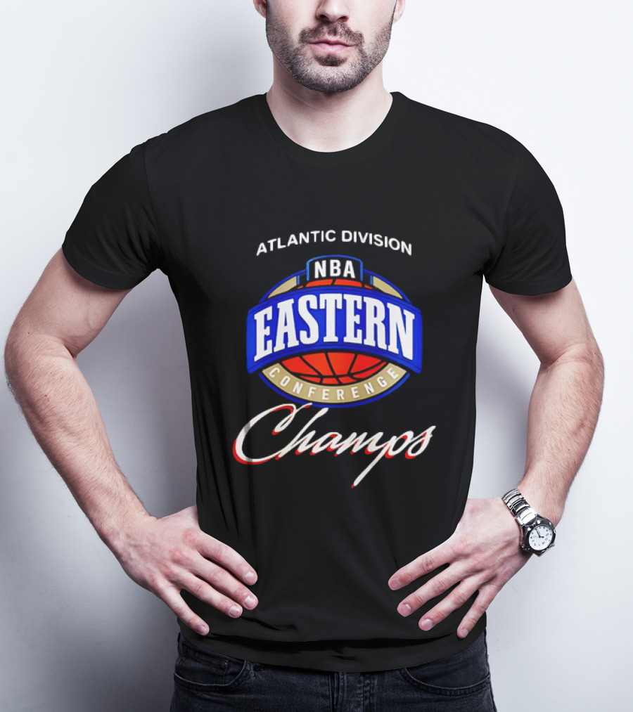 Philadelphia 76ers Allen Iverson 2026 Atlantic Division NBA Eastern Conference Champs T-Shirt
