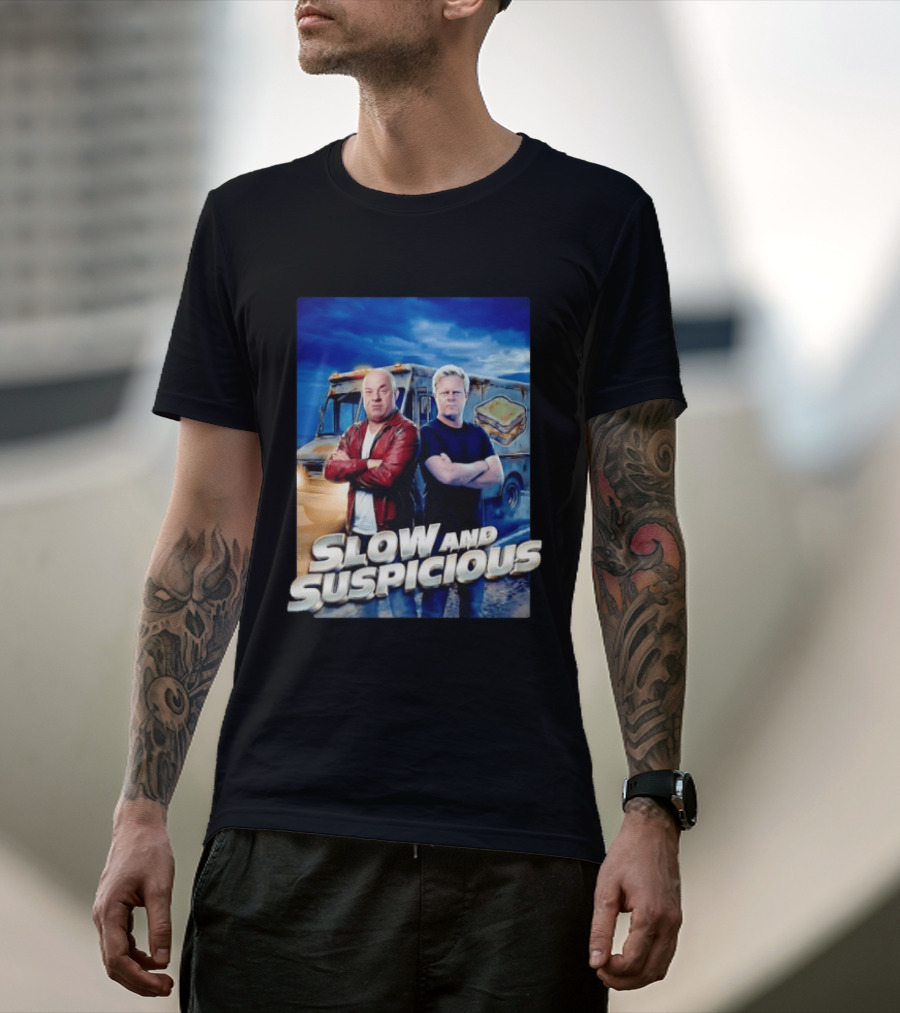Slow And Suspicious Food Truck Crossover Duo T-Shirt